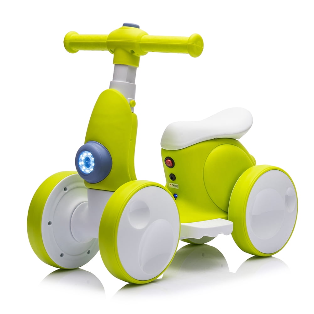 Yesfashion Baby Balance Walker Bike for Toddler,4 Wheels Electric Ride ...