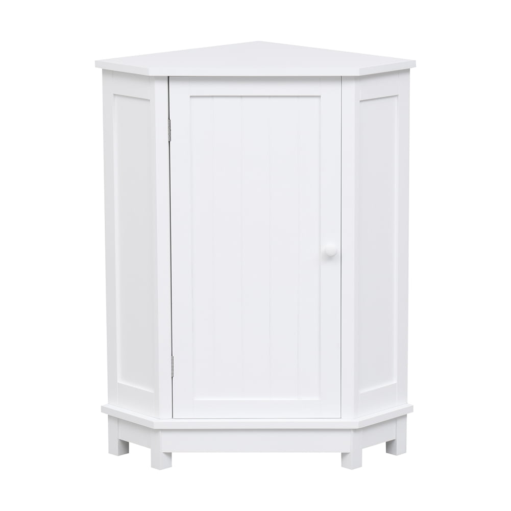 Yesfashion Bathroom Corner Cabinet, Modern Woodern Triangle Storage ...