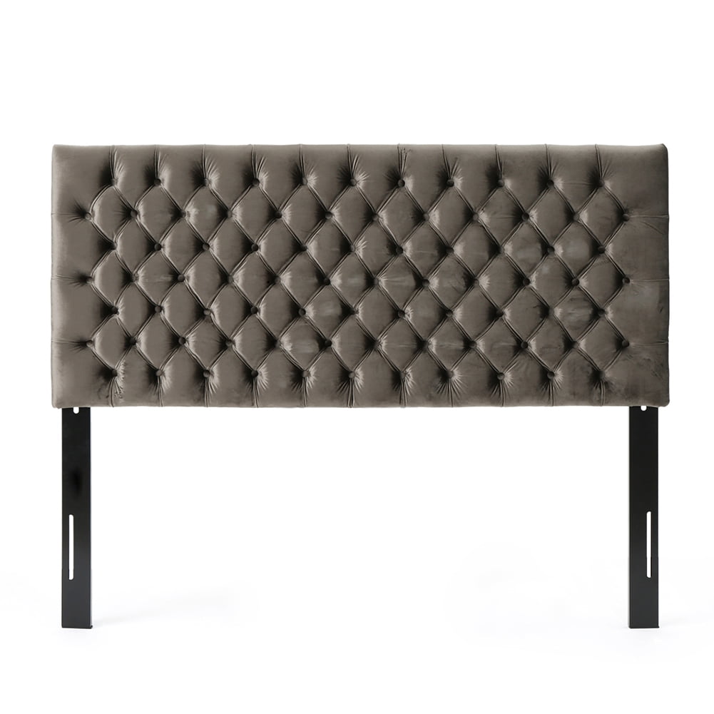 Yesfashion Bed Headboard,Upholstered Button-Tufted Rectangular ...