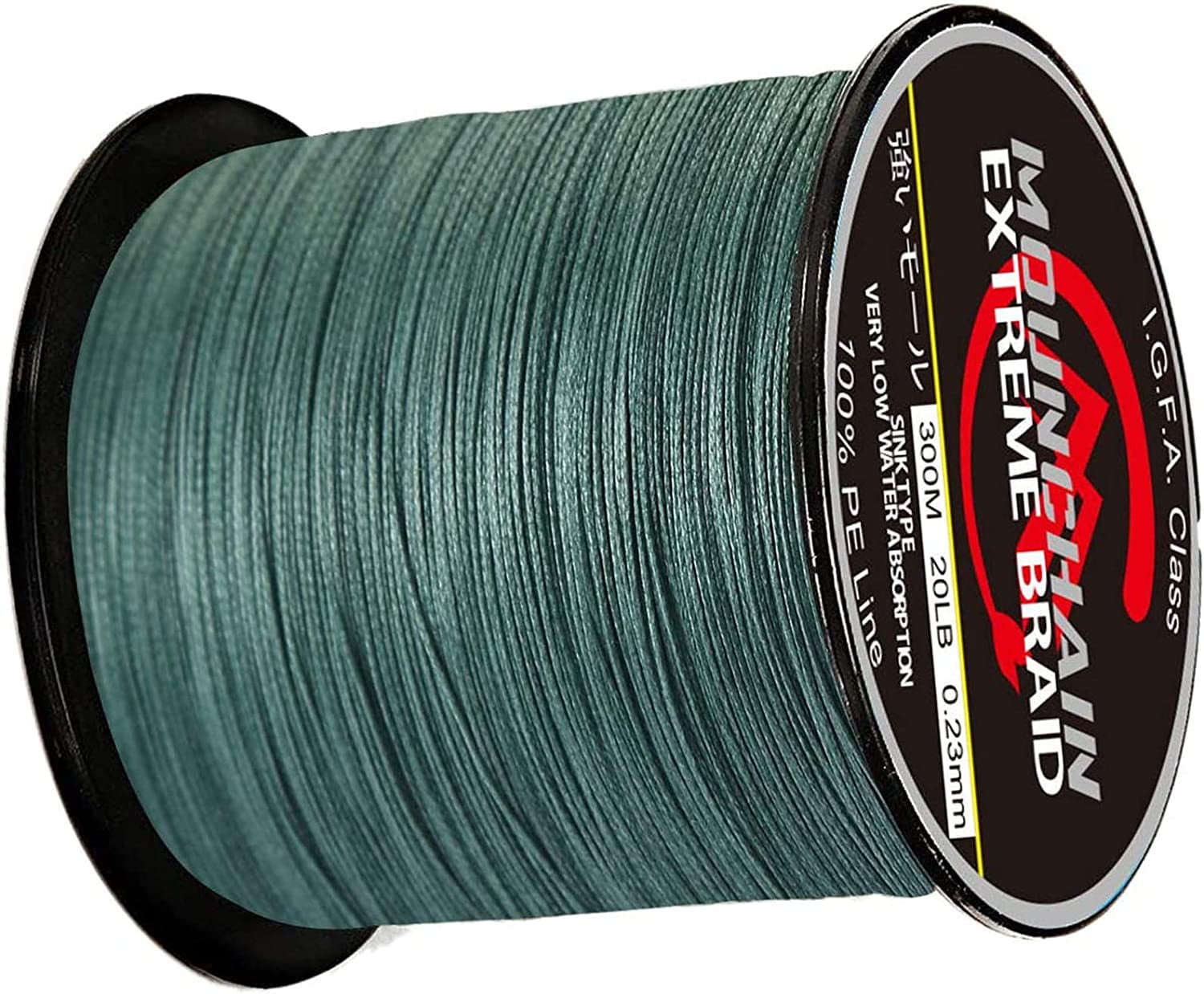 Yesfashion Braided Fishing Line, 8 Strands Abrasion Resistant Braided ...