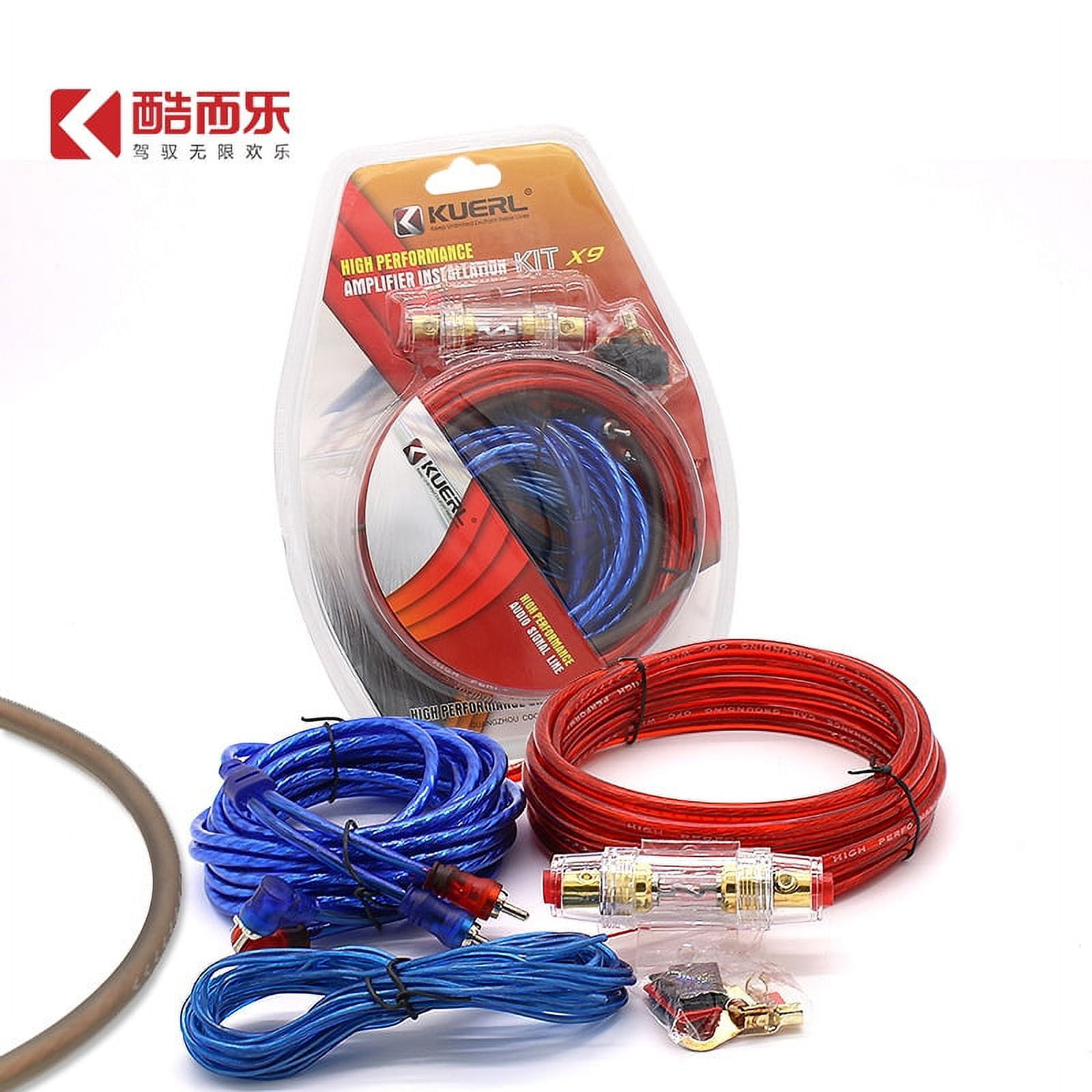 Yesfashion Car Audio Speakers Wiring kits Cable Amplifier Subwoofer ...