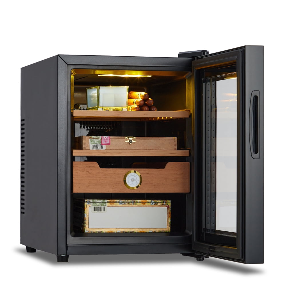 Yesfashion Cigar Humidor Cabinet 200 Count, 3 in 1 33L Electric Humidor ...