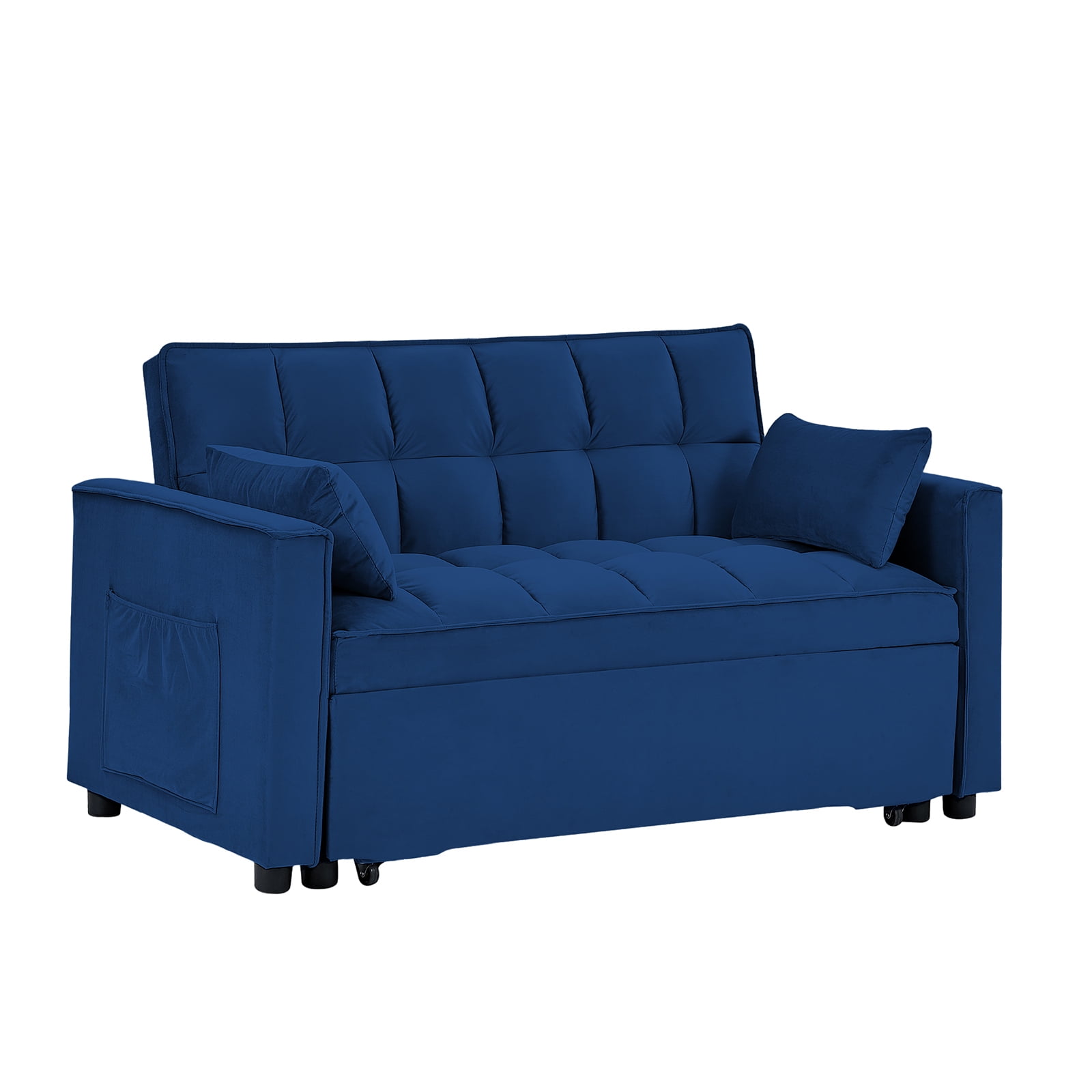 Yesfashion Convertible Sofa Bed with 105-180° Adjustable Backrest ...
