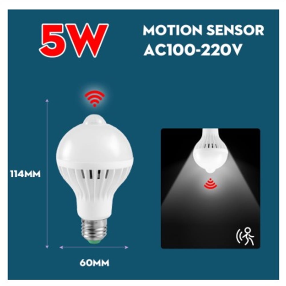Yesfashion E27 Screw Led Emergency Light Intelligent Bulb 220v 110v 5w ...