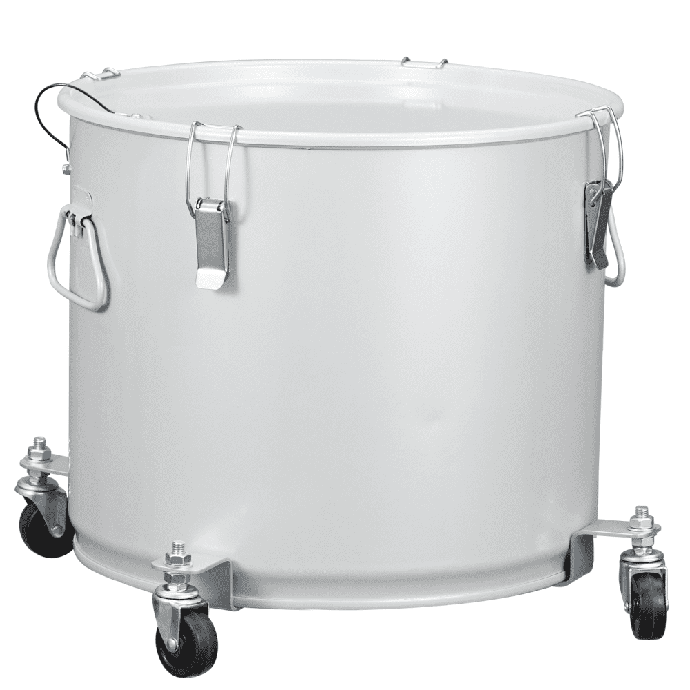 Yesfashion Fryer Grease Bucket 10 Gal, Coated Carbon Steel Oil Filter ...