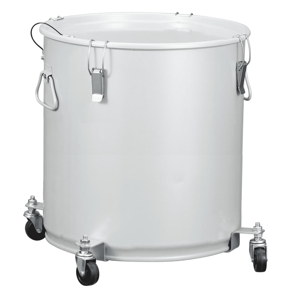 Yesfashion Fryer Grease Bucket 16 Gal, Coated Carbon Steel Oil Filter ...