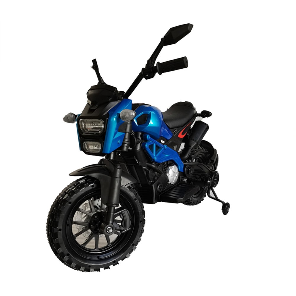 Yesfashion Kids Ride On Motorcycle,12V Electric Dirt Bike with Training ...