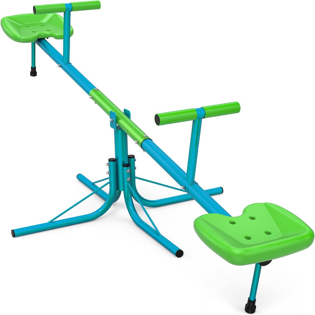 Yesfashion Kids Seesaw Playground Equipment Swivel Teeter Totter With ...