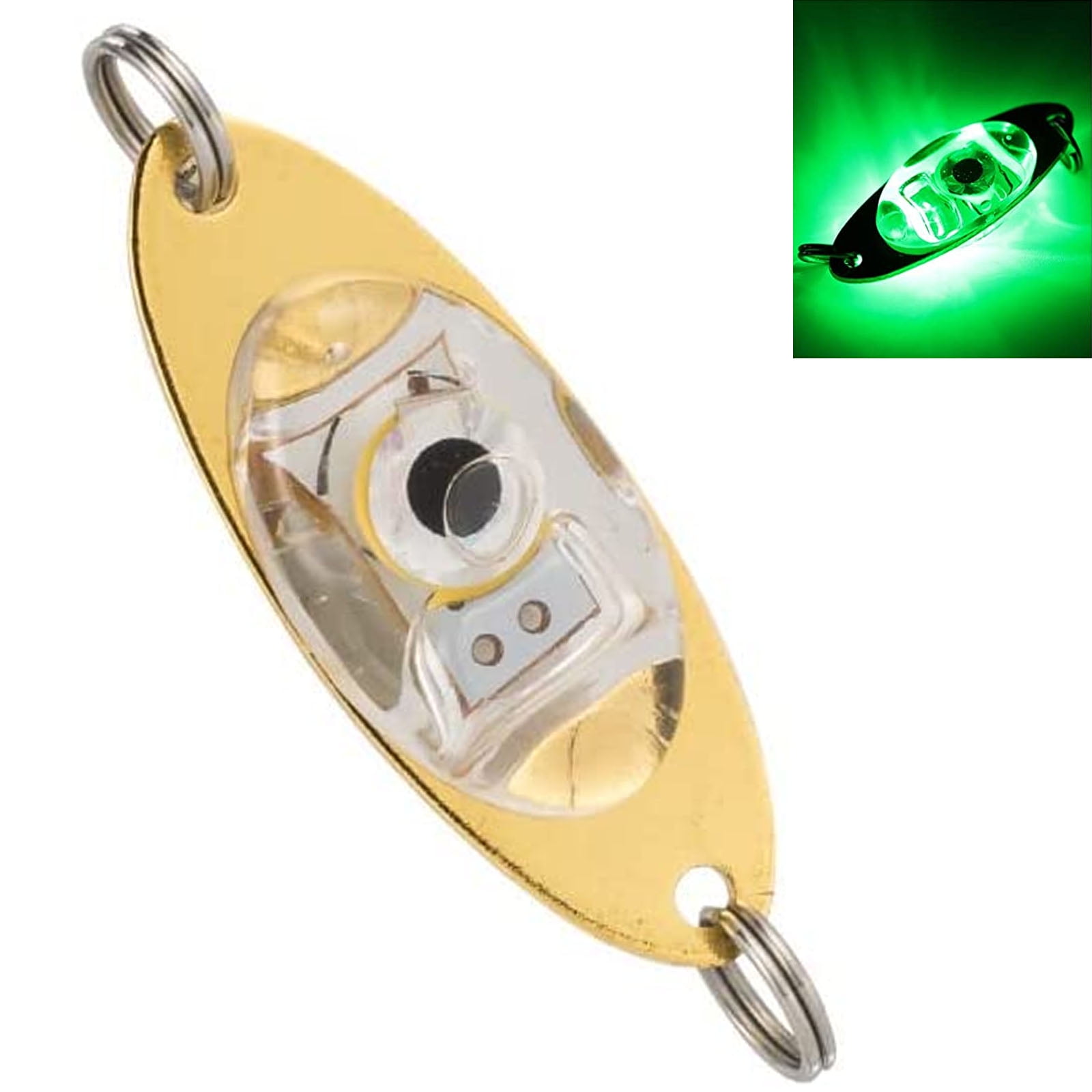 Yesfashion LED Fishing Lures Electronic Spoons Underwater Flasher ...