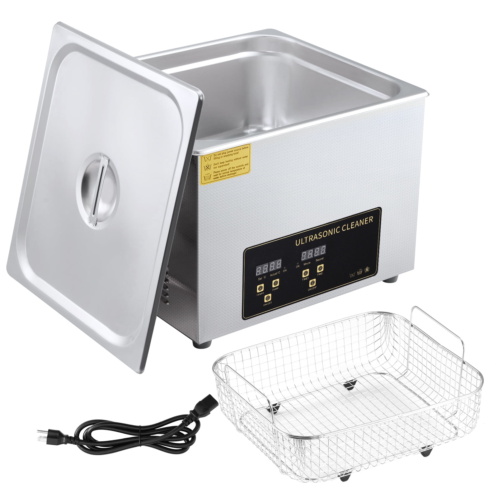 Yesfashion Professional Ultrasonic Cleaner 15L, Jewelry Cleaning ...