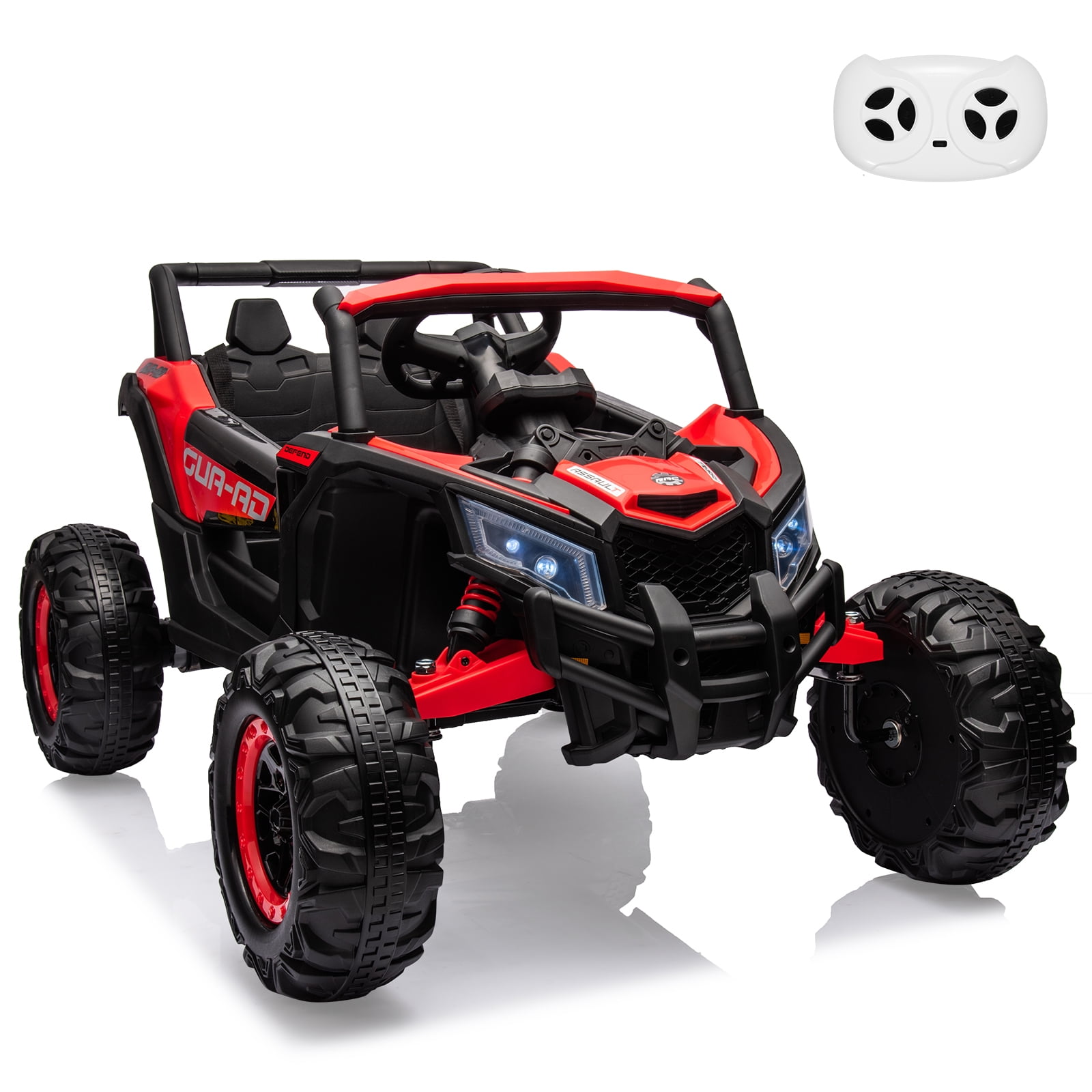 Yesfashion Ride on UTV Car, 24V Battery Powerd Electric Off-Road UTV ...