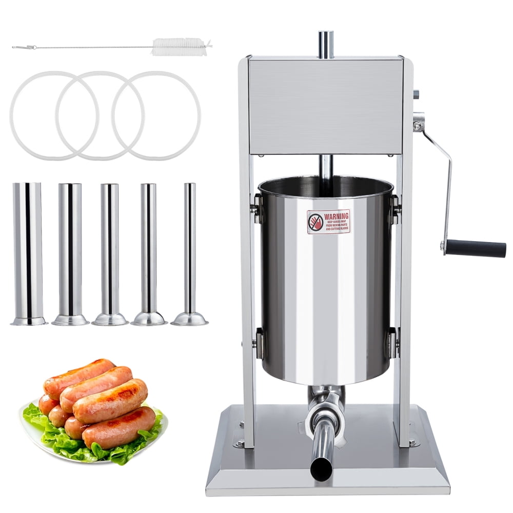 Yesfashion Sausage Stuffer, Manual 11LBS/5L Sausage Maker Machine, Meat ...
