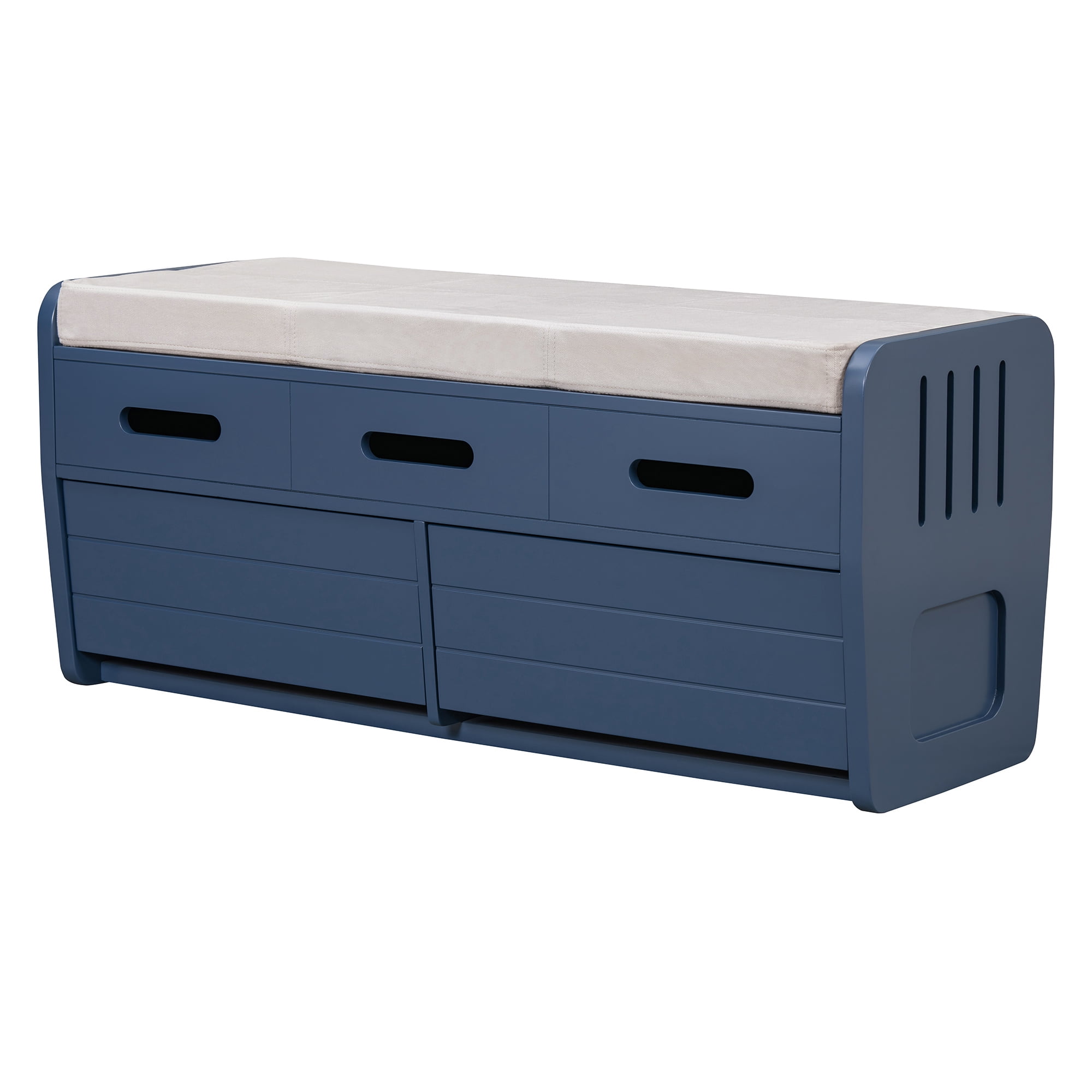 Yesfashion Storage Bench, Soft Storage Bench With Detachable Cushion ...