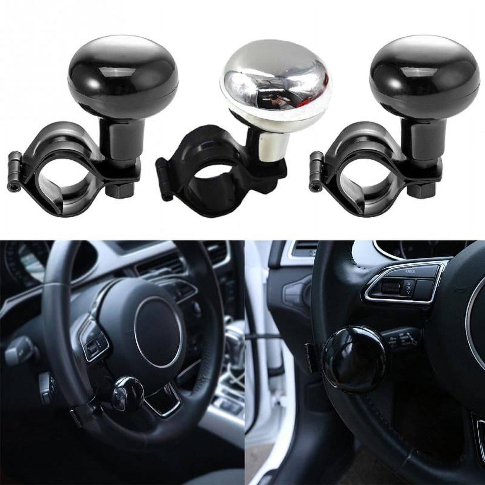 Yesfashion Universal Car Steering Wheel Spinner Knob Power Handle Ball ...