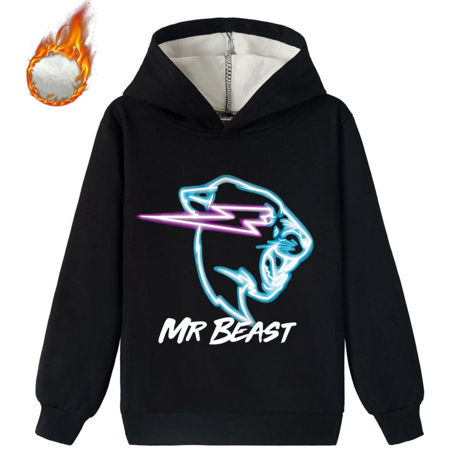 Yeshoox MrBeast Cozy Fleece Hoodie for Kids - Perfect for Boys and ...