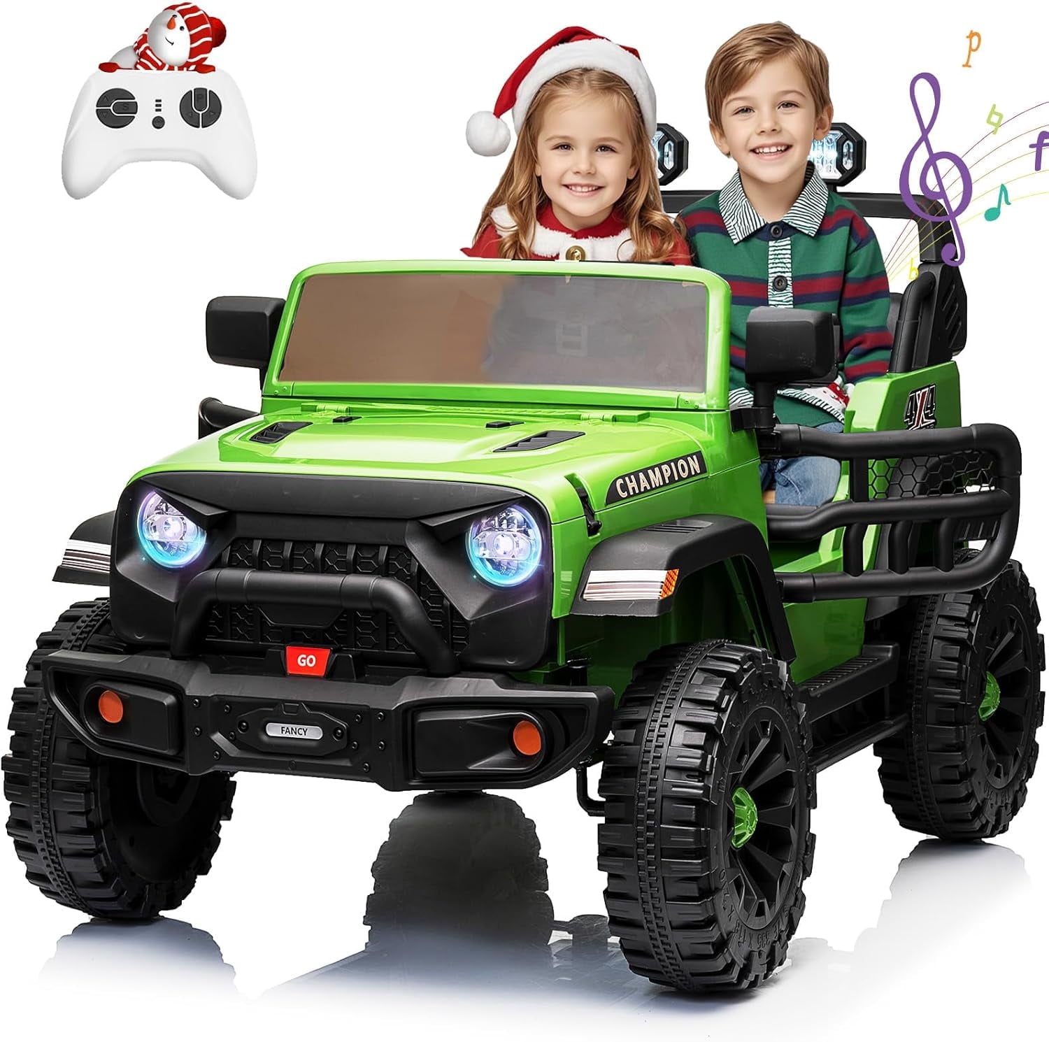 Yeshouse 24V Kids Ride on Truck, Toddler Electric Toy Car with 400W ...