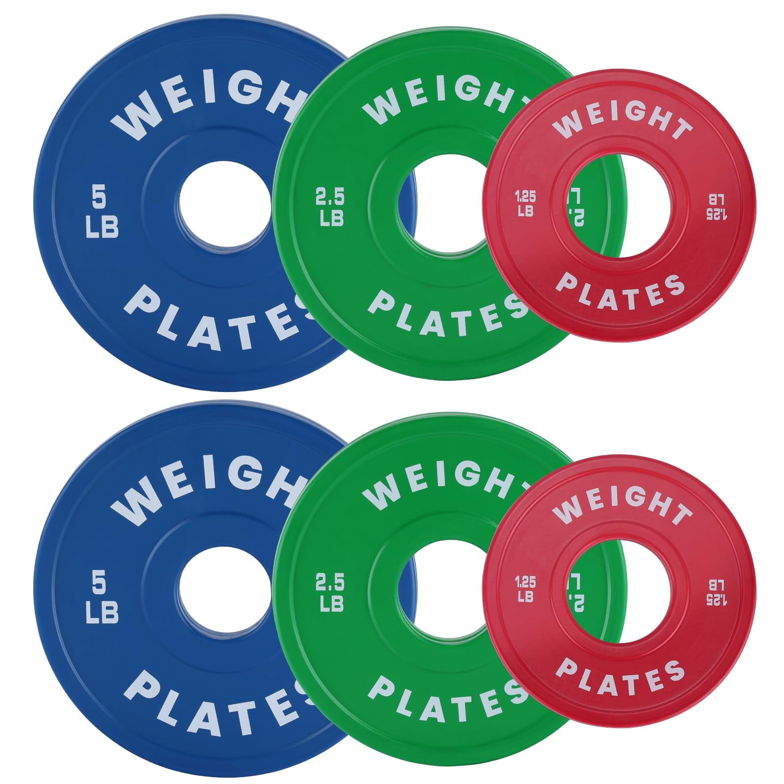 Yeshouse Bumper Plates, 2" Shock Absorbing Rubber Bumper Weight Plates ...