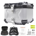 Yeshouse Motorcycle Top Case, 45L Motorbike Tail Box, Waterproof ...