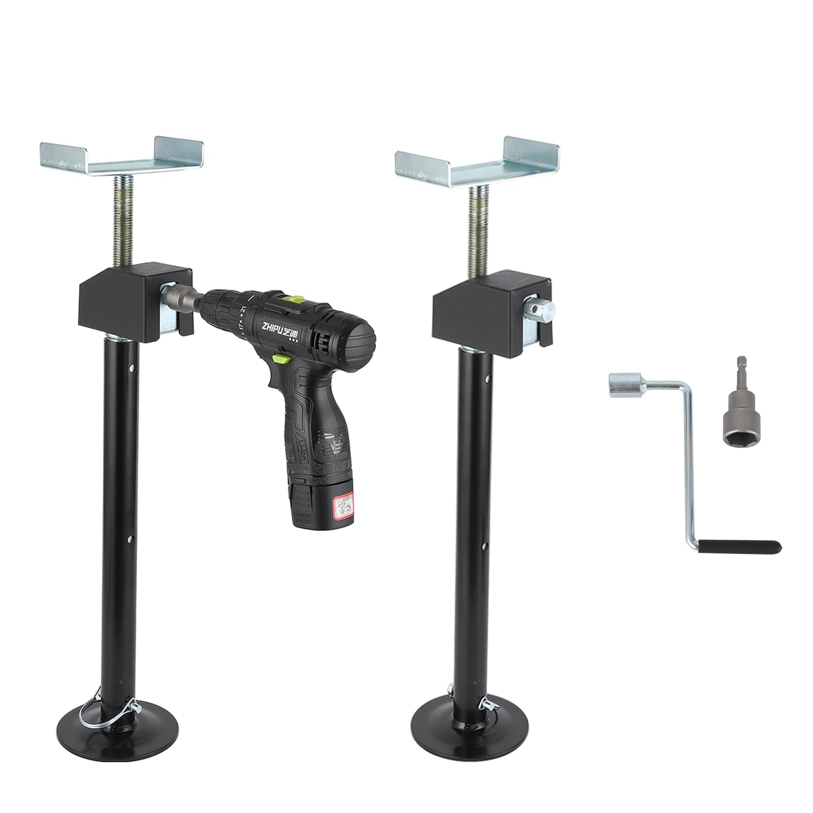 Yeshouse RV Slide Out Stabilizer Jacks (Set of 2) - 5000lb Heavy Duty ...