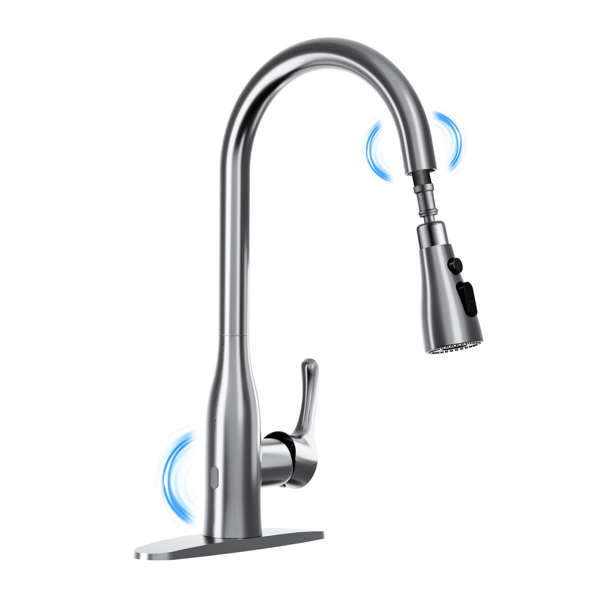 Yeshouse Touchless Kitchen Faucet with User-Friendly Control for ...