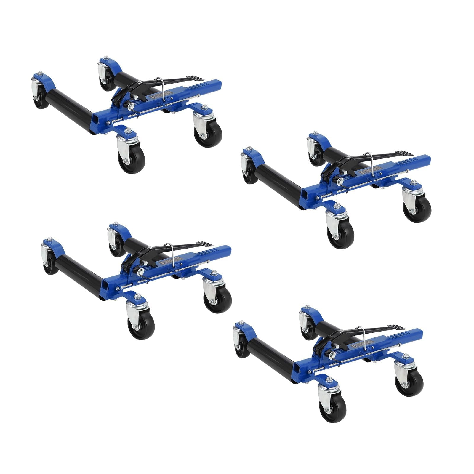 Yeshouse Wheel Dolly for Auto Repair - 4-Piece Set with Foot Pedal ...
