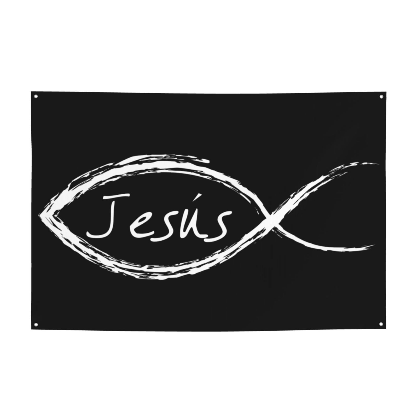 Yeshua Jesus Christian Banner Backdrop Large Banner Decorations Yard ...