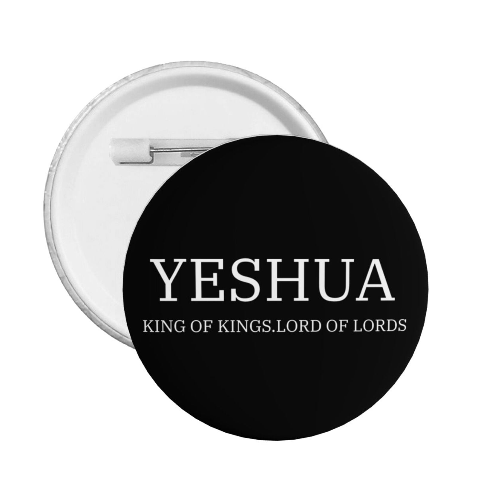 Yeshua Jesus Christian Round Badge Button Pin Brooch Hat Clothing Bag ...