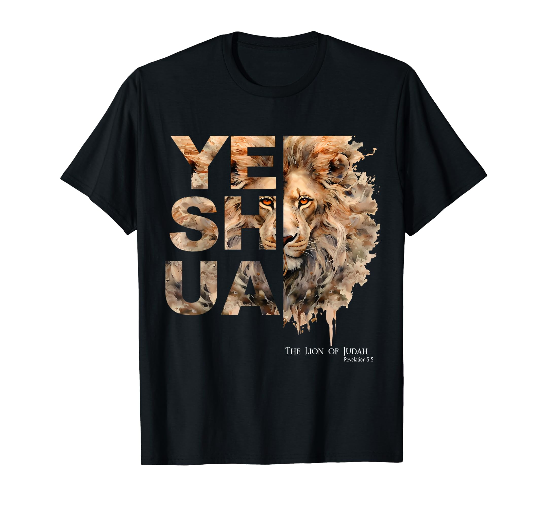 Yeshua, Lion of Judah, Jesus, God, Bible Verse, Revelation T-Shirt ...