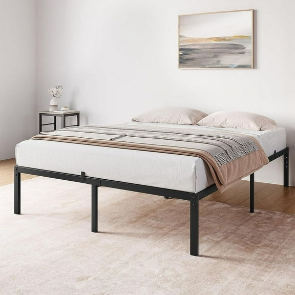 [Bed Frame,Heavy Duty Metal Platform Bed Frames With Storage Space ...