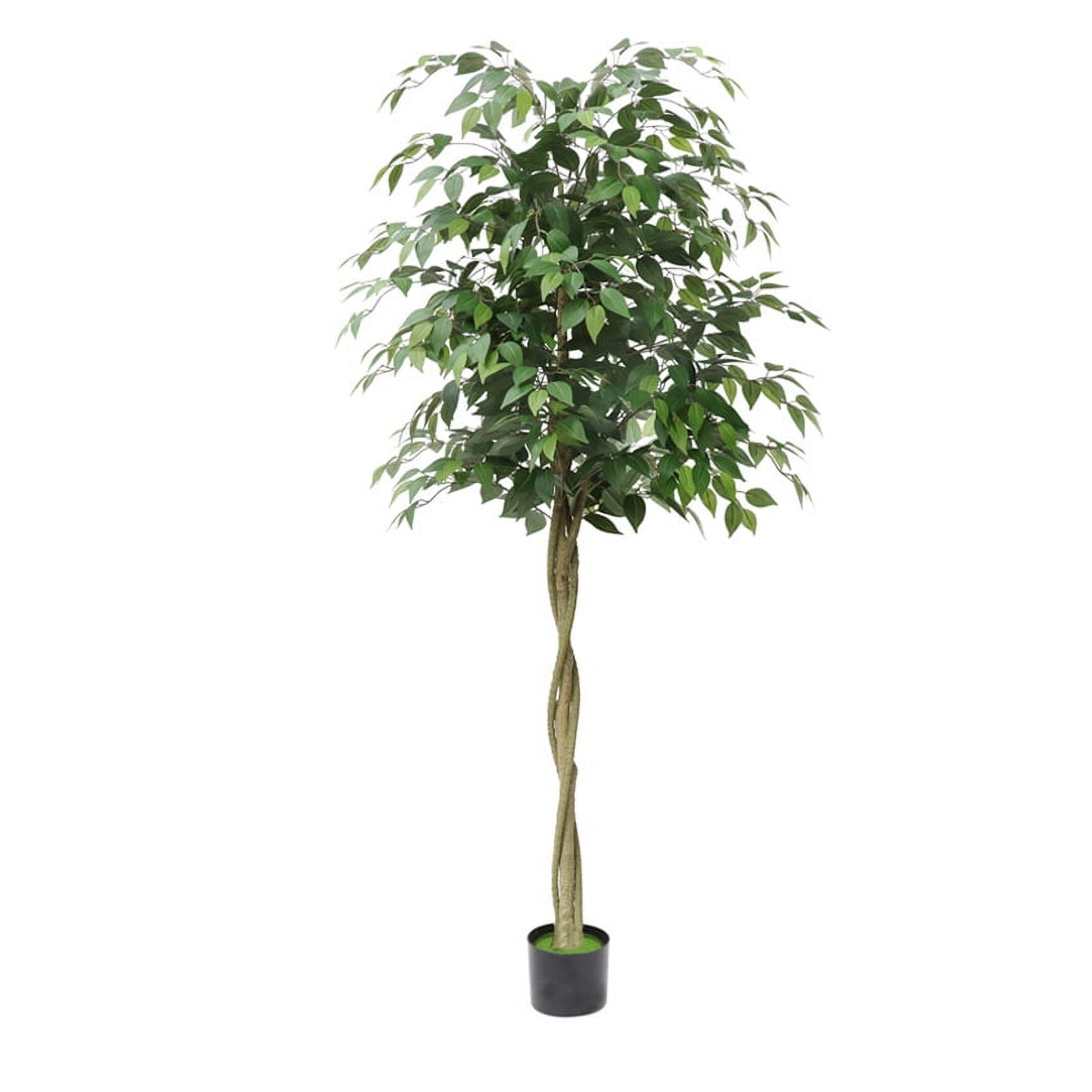 Yesurprise 6FT Artificial Fiddle Leaf Fig Tree, Tall Artificial Plants ...