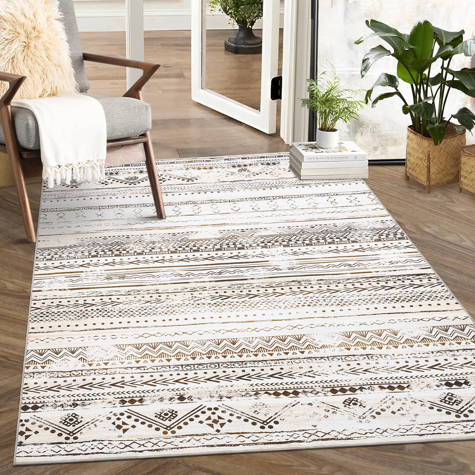 Yesurprise 8x10ft 1100Gsm 100% Polyester Area Rugs, Belgian Velvet ...