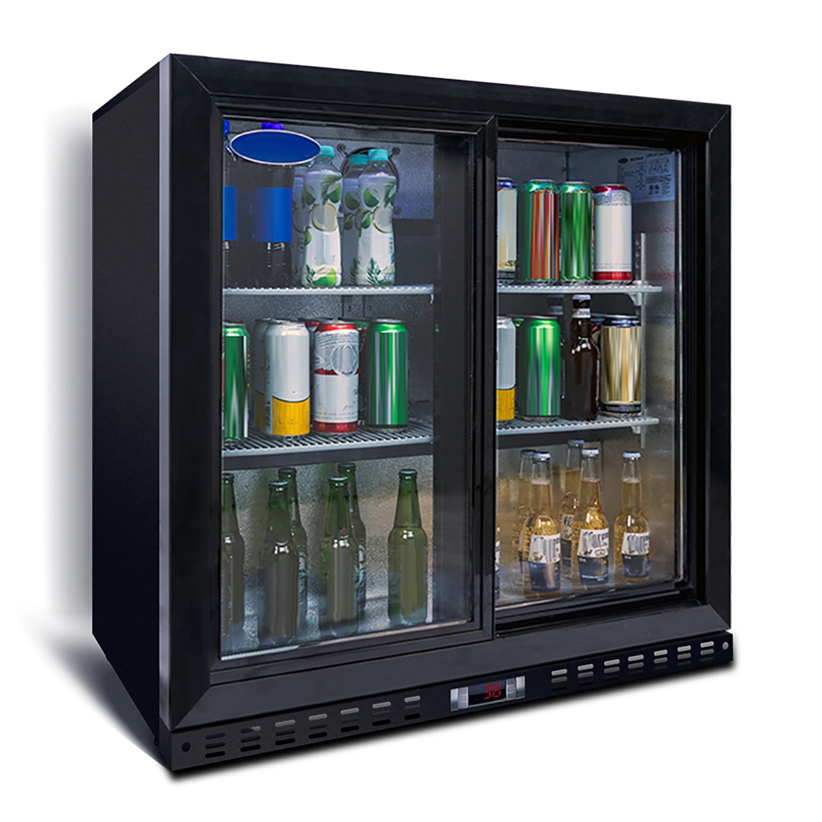 Yesurprise Beverage Refrigerator and Cooler, 320 Can Mini Fridge with ...