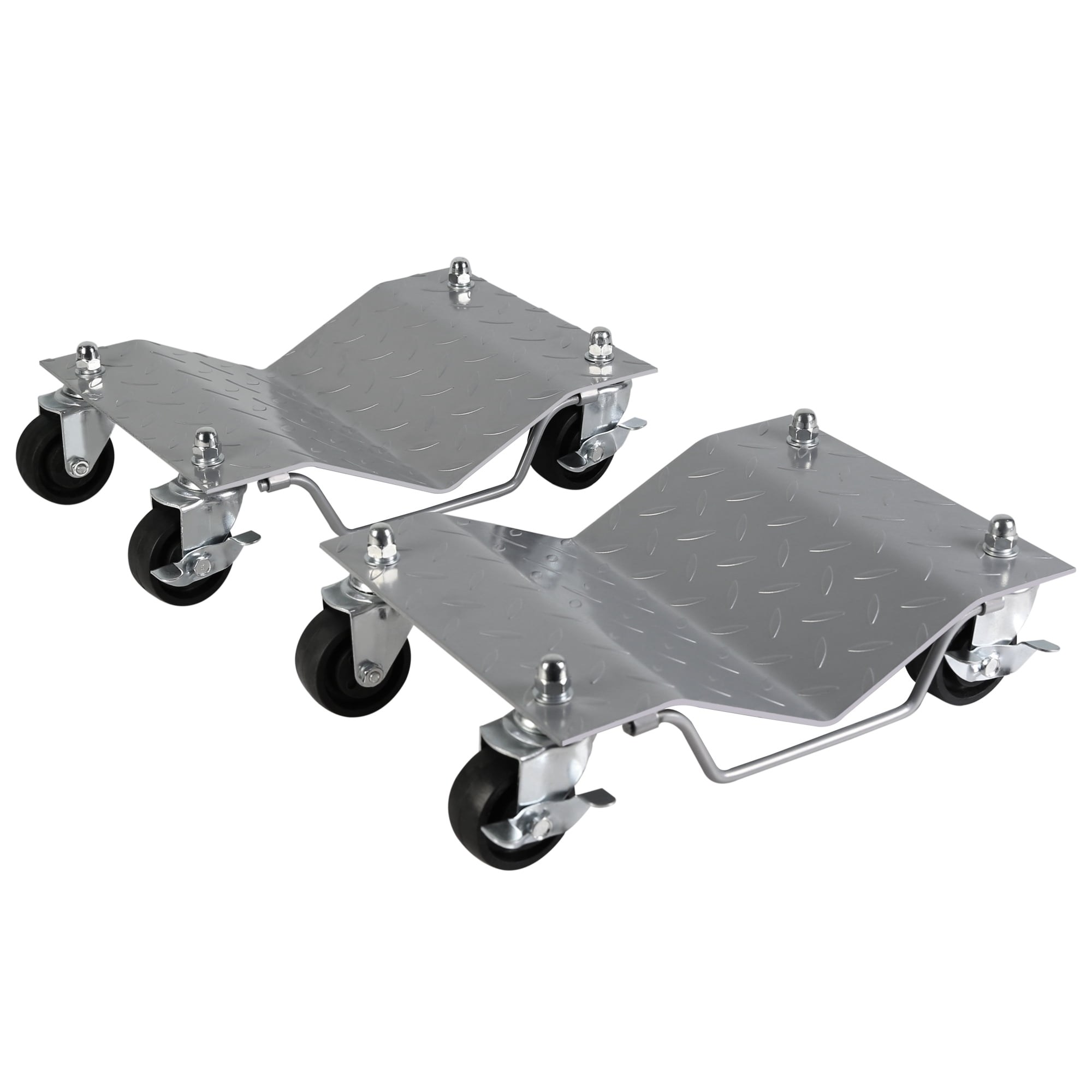 Yesurprise Car Dolly Set of 4, 6000lbs Capacity Wheel Dolly, Heavy Duty ...