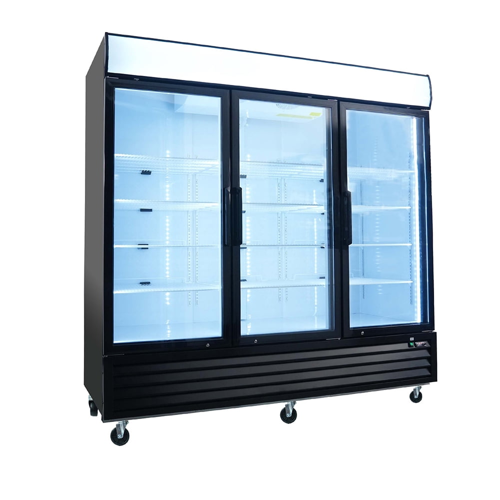 Yesurprise Commercial Refrigerators, Glass Door Fridge with Automatic ...