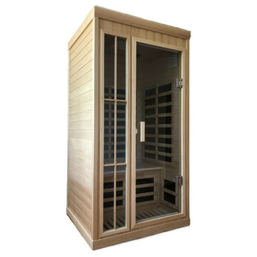 2-Person Far Infrared Sauna Room using Canadian Hemlock with LCD display&Button Control ...