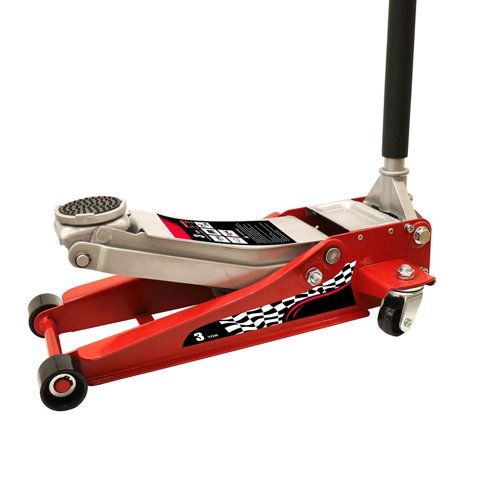 Yesurprise Floor Jack, Low Profile Steel Racing Floor-Mounted Hydraulic ...