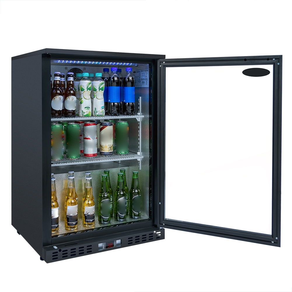 Yesurprise Glass Door Merchandiser Refrigerator, 3.6 Cu.ft Display ...