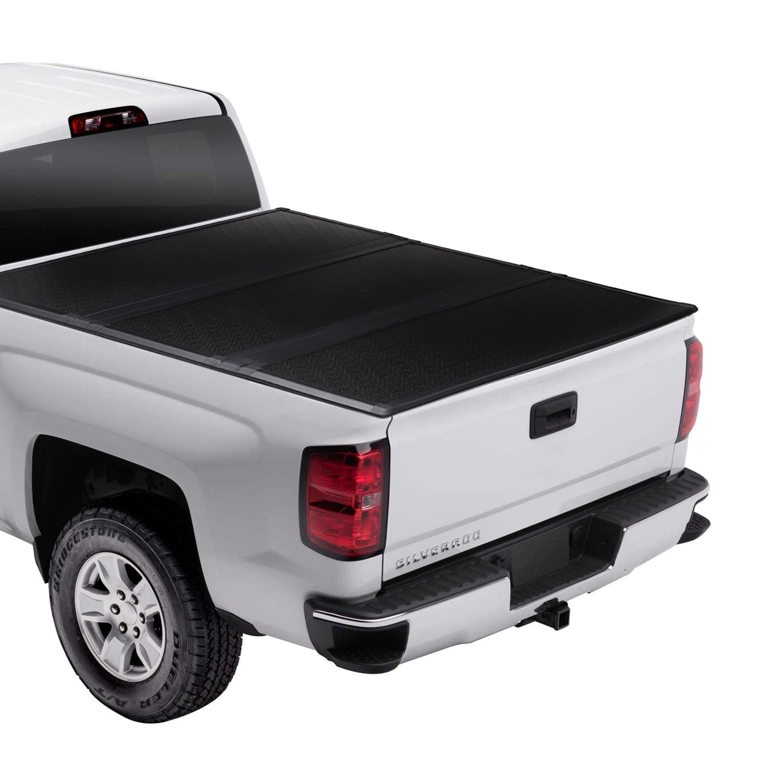 Yesurprise Hard Folding Truck Bed Tonneau Cover for Tacoma 5ft Bed, Tri-Fold Truck Tonneau Cover ...