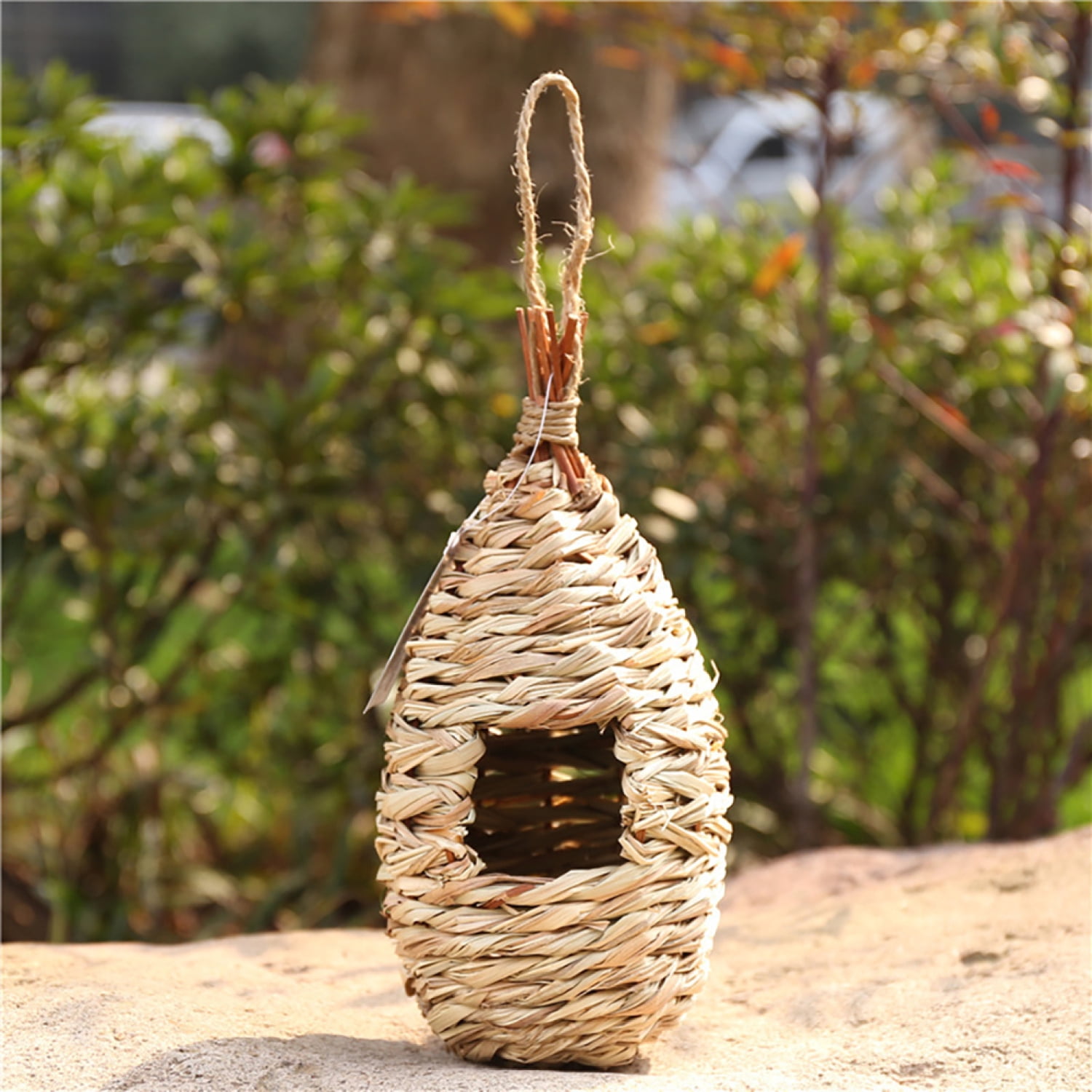 Yesurprise Pet Hanging Birds Nest Outdoor Hand-weaved Decorative Bird ...