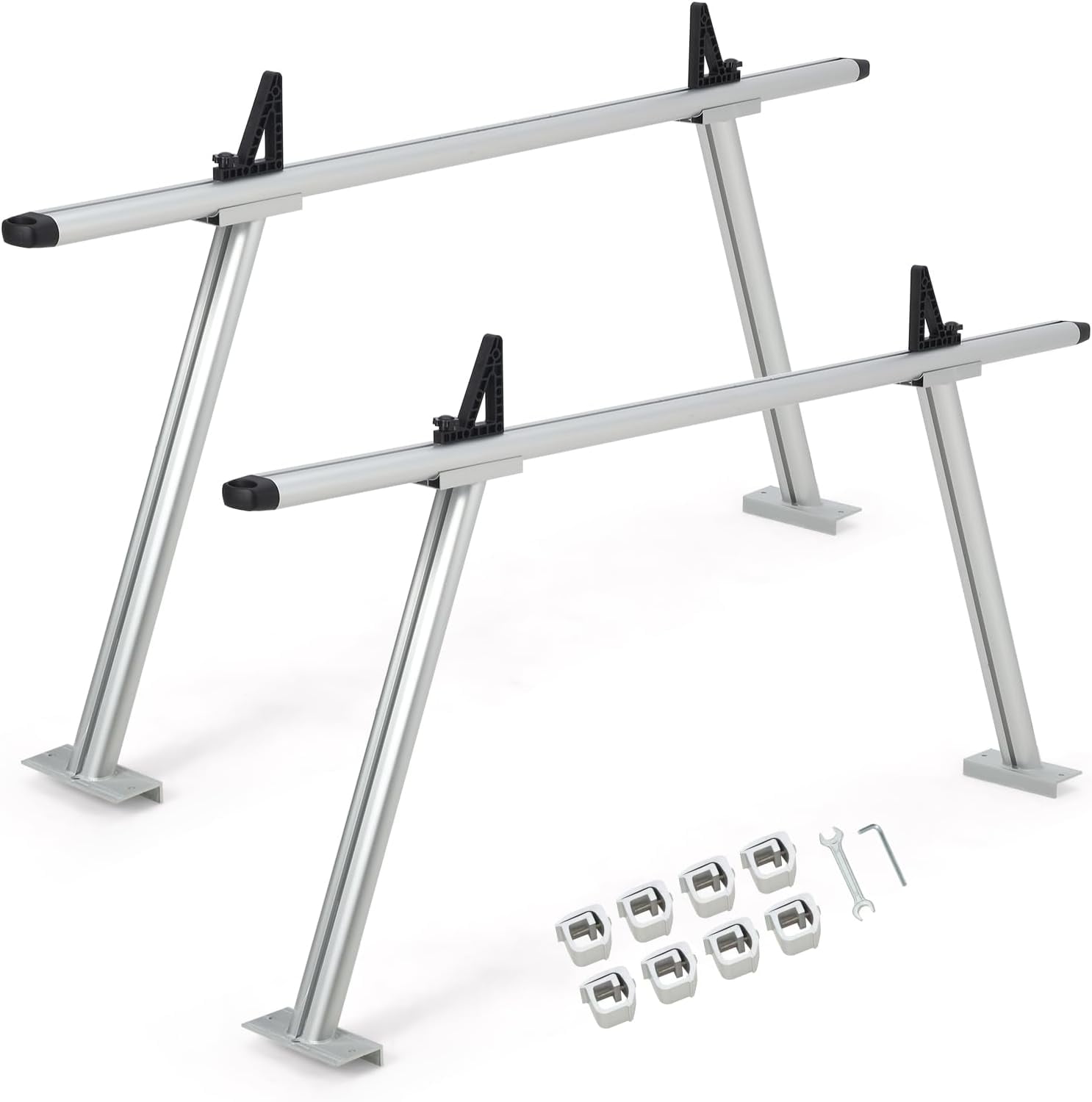 Yesurprise Pickup Truck Ladder Rack | 17"-29" Adjustable Width 800 LB ...