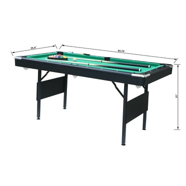 Mizerak Dynasty Space Saver 6.5' Billiard Table with Leg Levelers ...