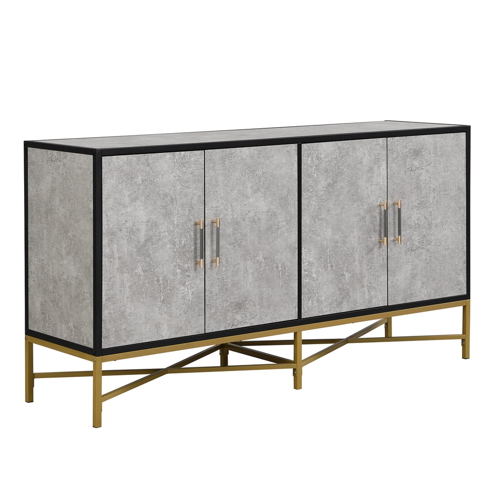 Yesurprise Sideboard Buffet Cabinet, Modern Kitchen Storage Cabinet ...