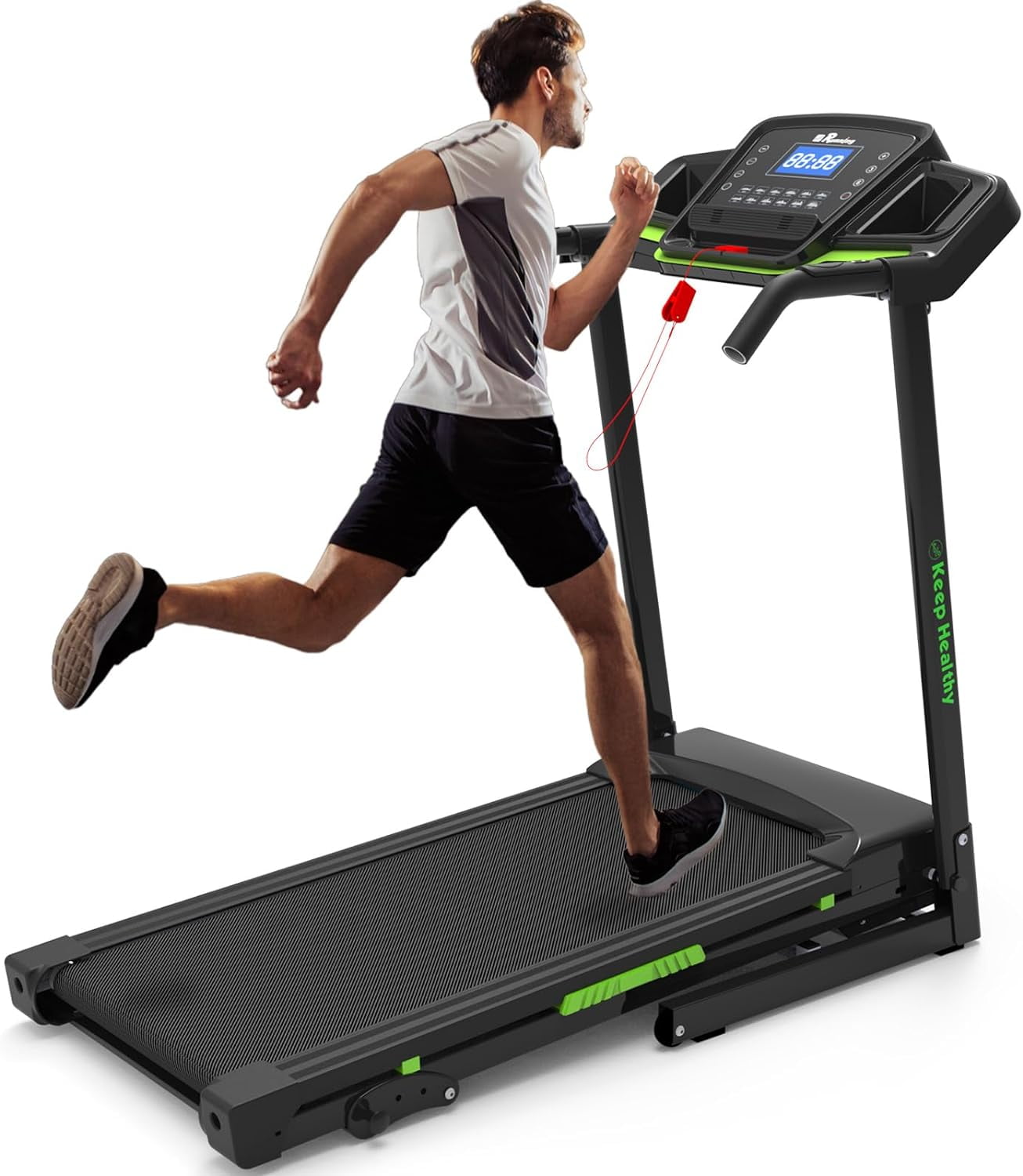 Yesurprise Treadmills for Home, Folding Treadmills with Auto Incline, 3 ...