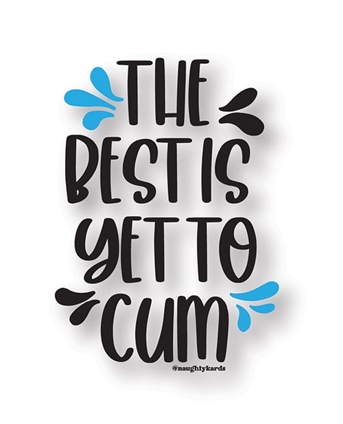 Yet 2 Cum Naughty Sticker Pack Of 3