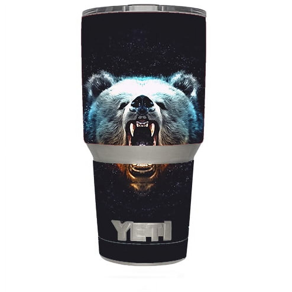 Yeti 30Oz Sticker Decal Set For Your 30 Oz Tumbler / Growling Bear Head ...