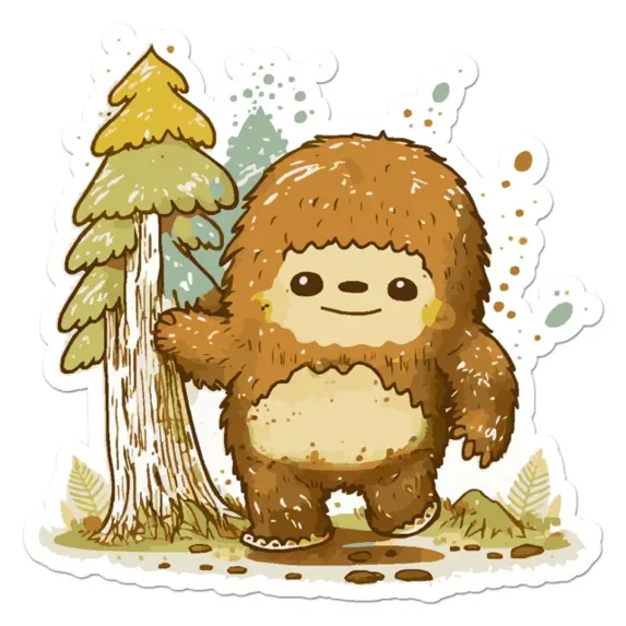 Yeti Bigfoot Sasquatch Sticker Phone Decal Water Bottle Stickers Car ...