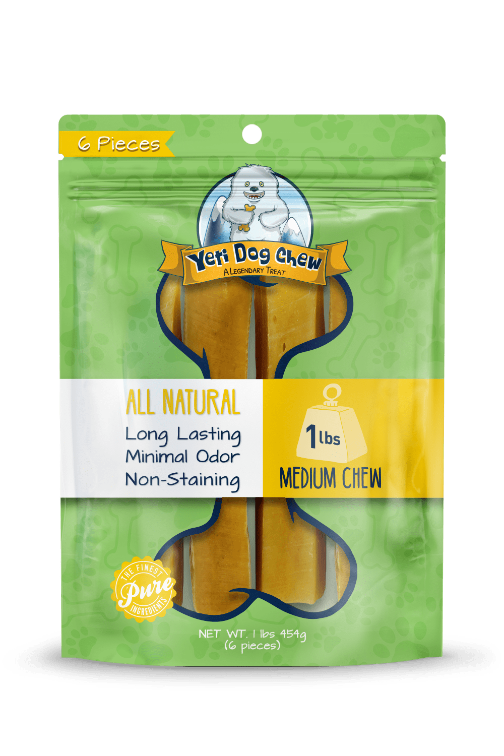Yeti Dog Chew Cheese Dog Chews for Aggressive Chewers, Long-Lasting ...