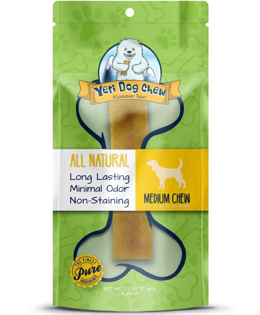 Yeti Dog Chew Dog Chews for Aggressive Chewers, Long-Lasting, Medium, 2 ...