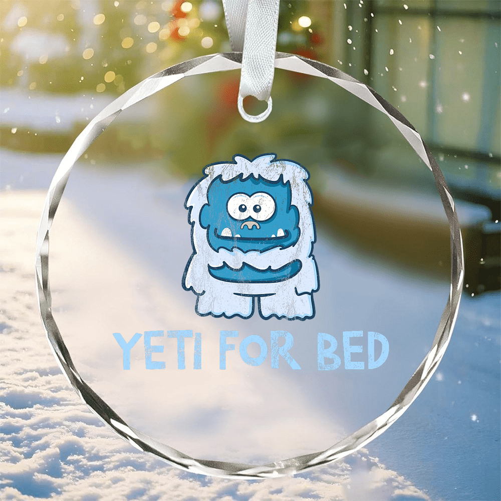 Yeti For Bed Absorbent Snowman Ornament Home Decoration, Crystal Glass ...