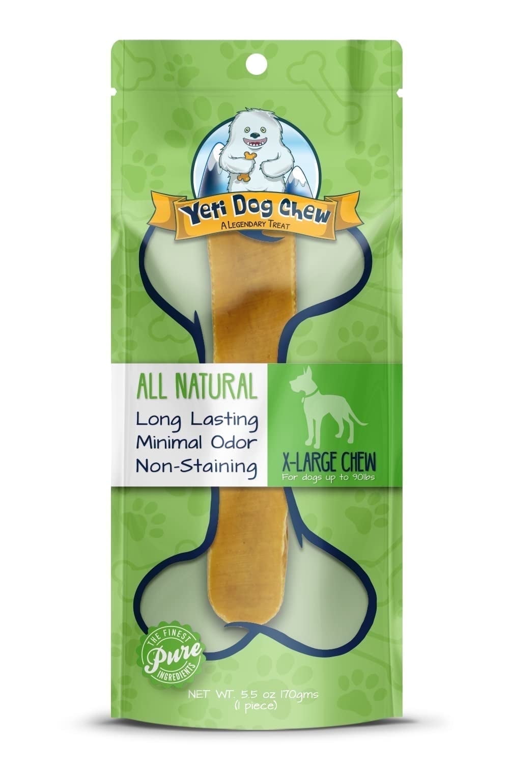 Yeti Dog Chew Natural Yak Cheese, Long-Lasting Dog Chews for Aggressive ...
